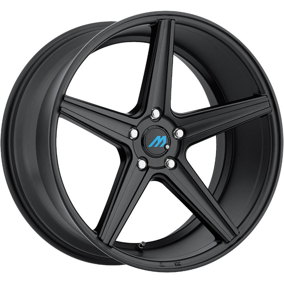 Mach ME1 20x8.5 +40mm Satin Black – TFS Wheels