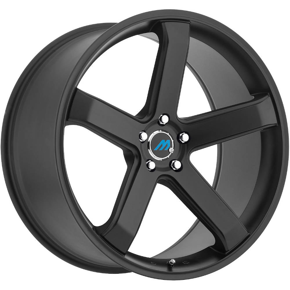 Mach ME5 20x8.5 +45mm Satin Black – TFS Wheels