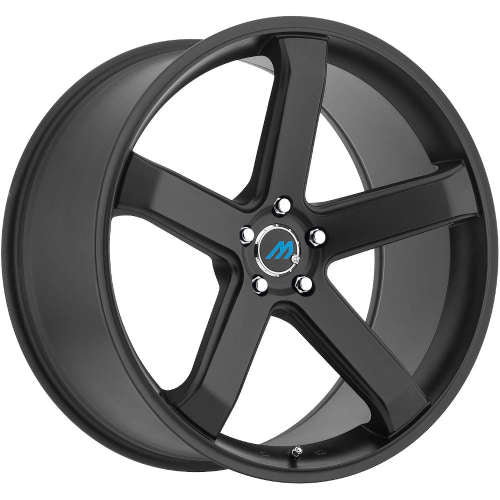 Mach ME5 18x8 +25mm Satin Black – TFS Wheels