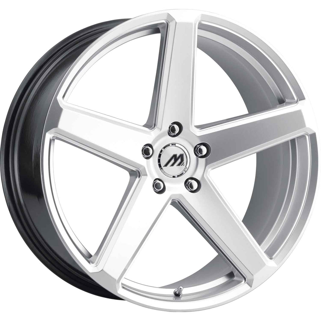 Mach MF15 20x10.5 +25mm Hypersilver with Machined Spoke Faces – TFS Wheels