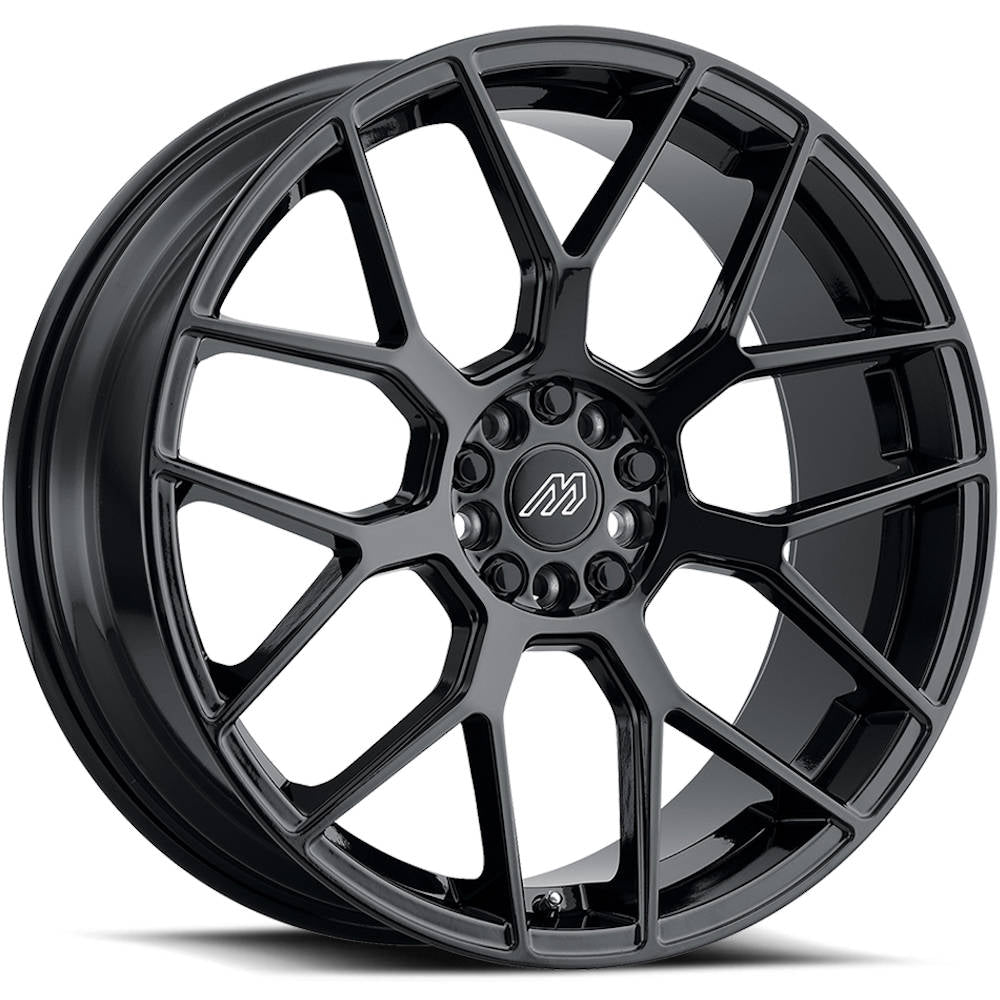 Mach MP74 18x8 +42mm Gloss Black – TFS Wheels