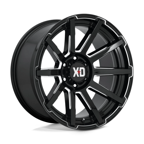 XD XD847 Outbreak 20x9 18mm Gloss Black Milled – TFS Wheels