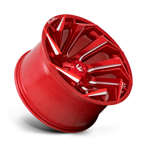 Fuel 1PC D754 Reaction 22x12 -44mm Candy Red Milled – TFS Wheels