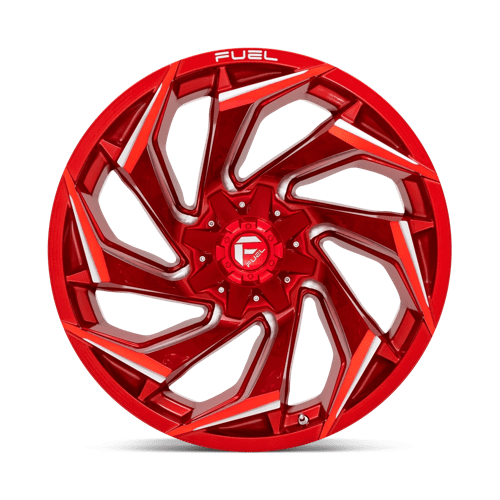 Fuel 1PC D754 Reaction 22x12 -44mm Candy Red Milled – TFS Wheels