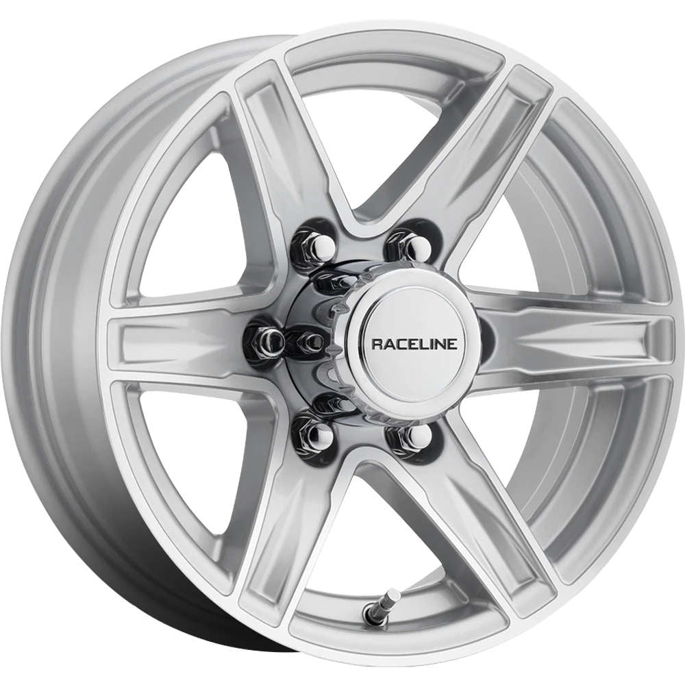 Raceline Stylus 810S 15x6 0mm Silver with Machined Spoke Edges and ...