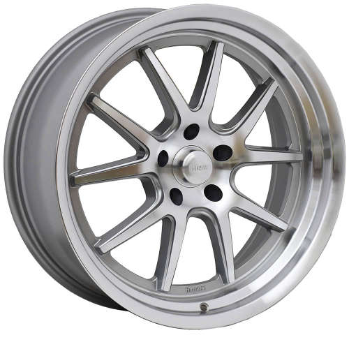 Rocket Racing Attack 20x8.5 +6mm Titanium with Machined Spoke Faces and ...