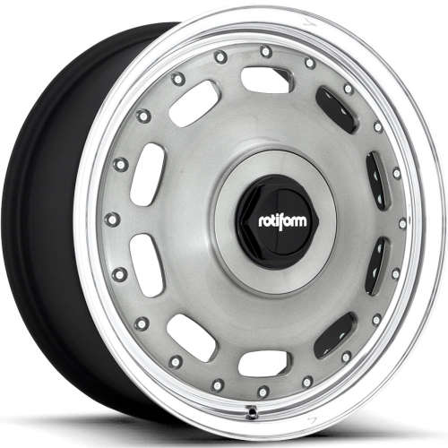 Rotiform Forged BKK 19x8.5 +40mm Brushed DDT with a Gloss Clear Coat ...