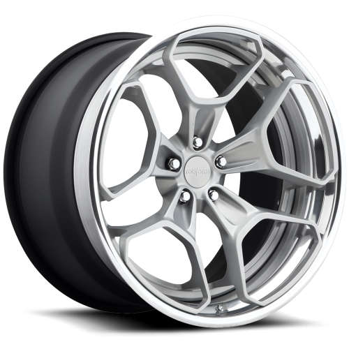 Rotiform Forged HUR 18x9.5 +30mm Polished DDT with a Polished Step Lip ...