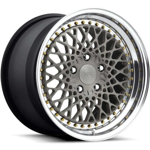 Rotiform Forged LHR 20x10 +40mm Brushed DDT with a Matte Clear Coat and ...