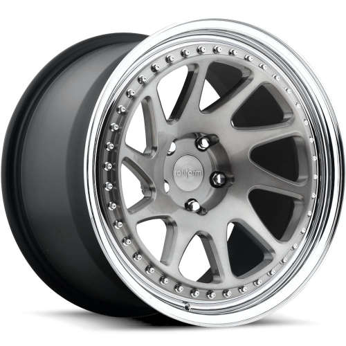 Rotiform Forged OZT 18x9.5 +25mm Polished DDT with a Polished Step Lip ...