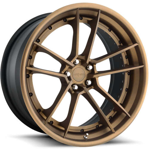 Rotiform Forged SFO 17x8 +40mm Death Bronze with a Step Lip and Matte ...