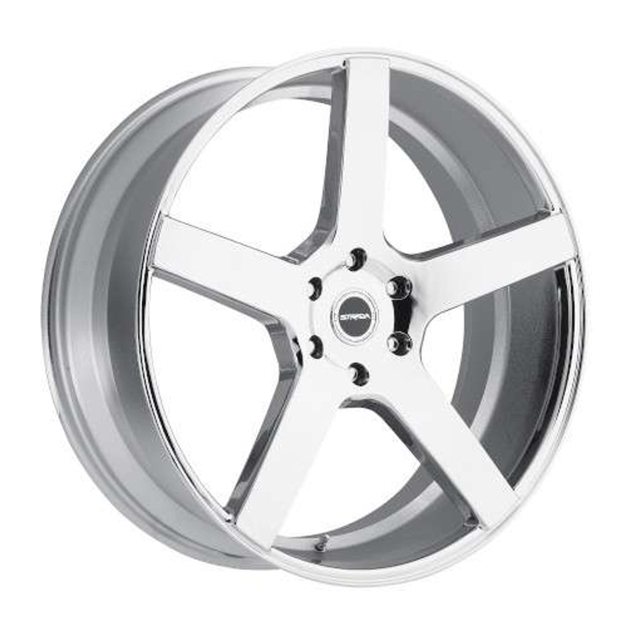 Strada Perfetto S35 28x10 24mm Brushed Face Silver – TFS Wheels