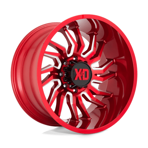 XD XD858 Tension 22x12 -44mm Candy Red Milled – TFS Wheels
