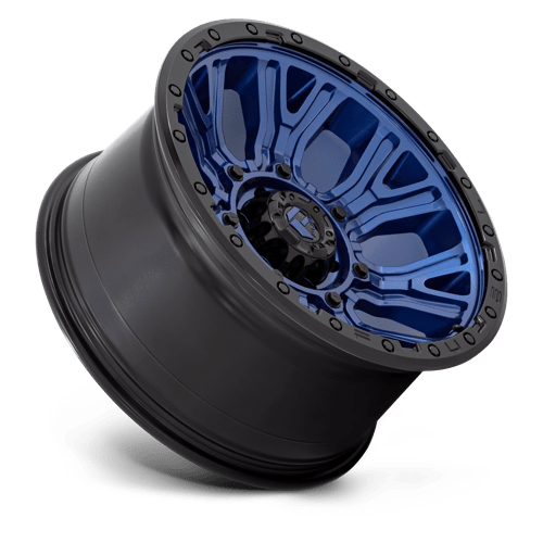 Fuel 1PC D827 Traction 20x10 -18mm Dark Blue With Black Ring – TFS Wheels