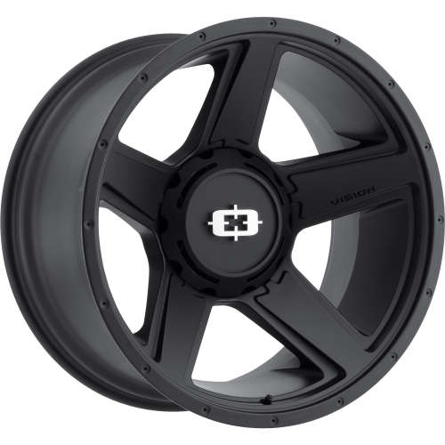Vision Empire 390 20x11.5 -44mm Satin Black – TFS Wheels