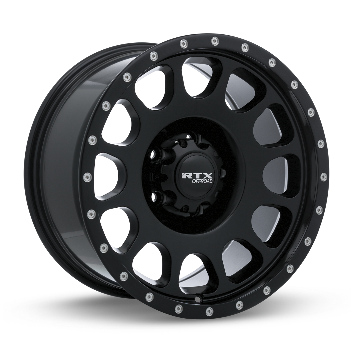 RTX BAJA 17x9 Satin Black with Milled Rivets 0mm – TFS Wheels