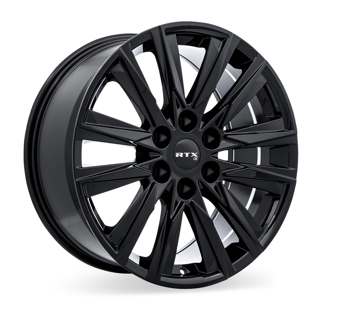 RTX GM-01 22x9 Gloss Black 25mm – TFS Wheels