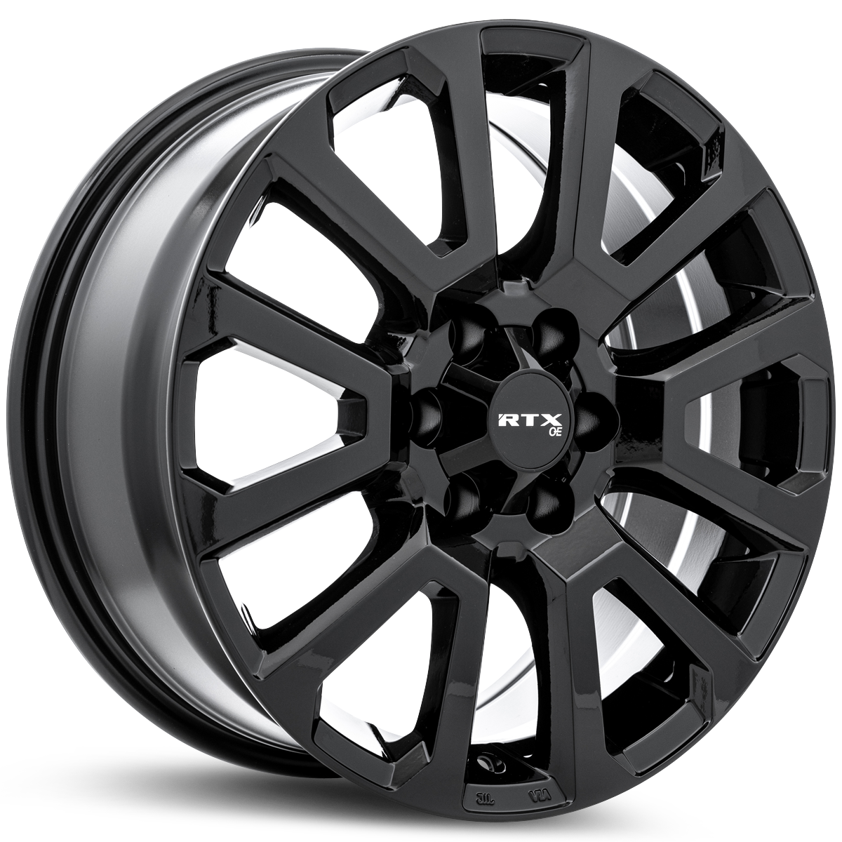 RTX NI-01 17x7.5 Gloss Black 30mm – TFS Wheels