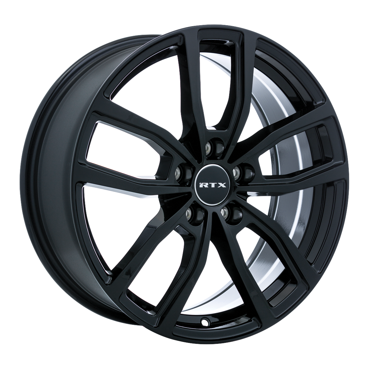RTX SOLSTICE 18x7.5 Gloss Black 42mm – TFS Wheels