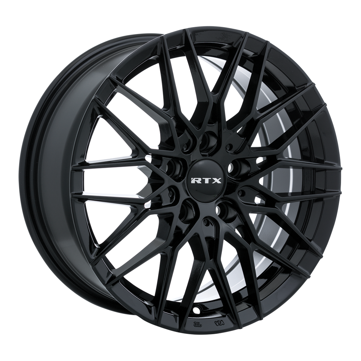RTX V20 18x8 Gloss Black 42mm – TFS Wheels