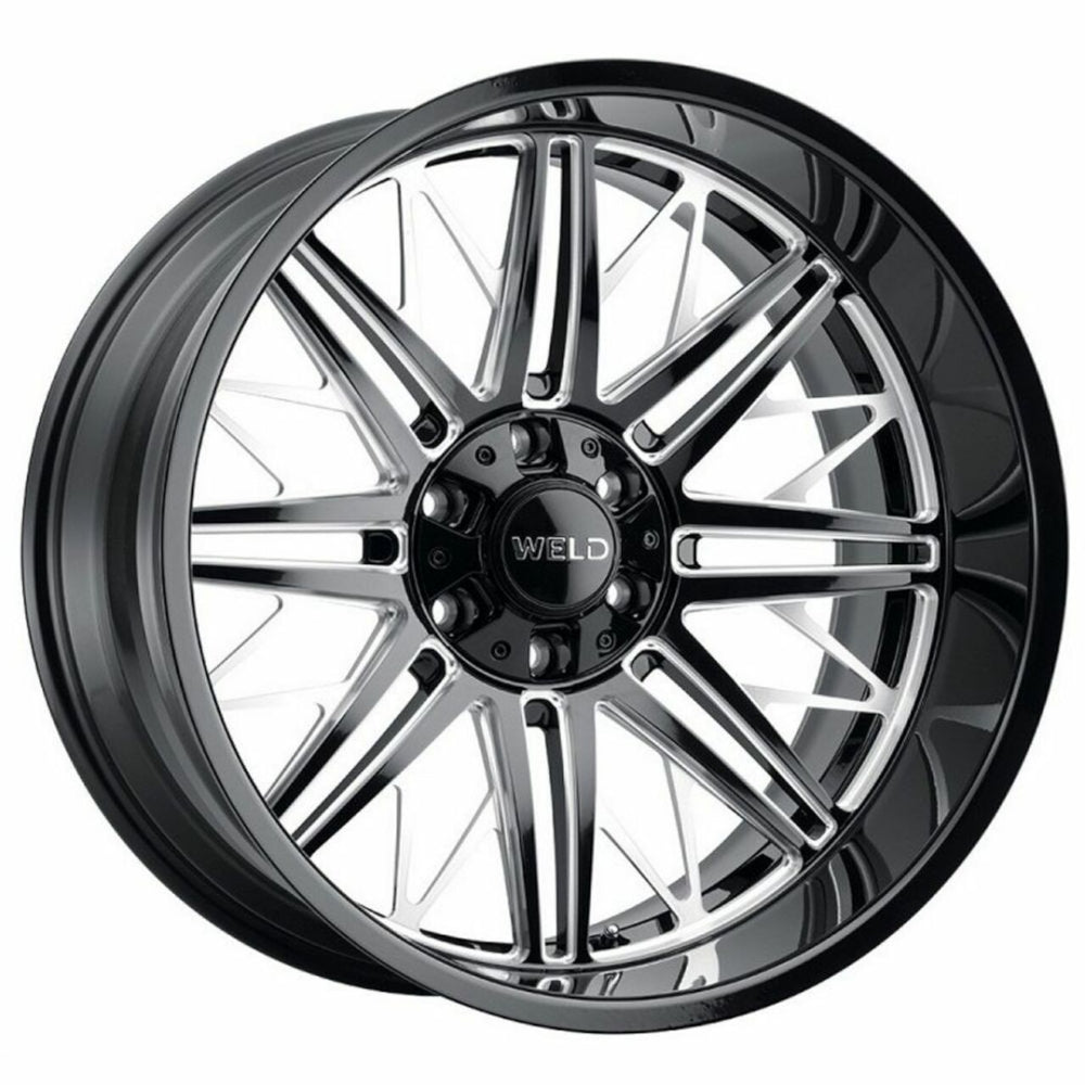 Weld Off-Road Cascade W145 22x12 -44mm Gloss Black with Milled Spoke ...