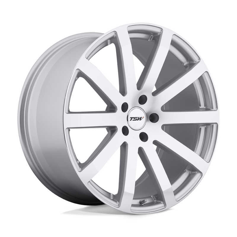 TSW Brooklands 19x8 Silver Mirror Cut Wheel — TFS Wheels