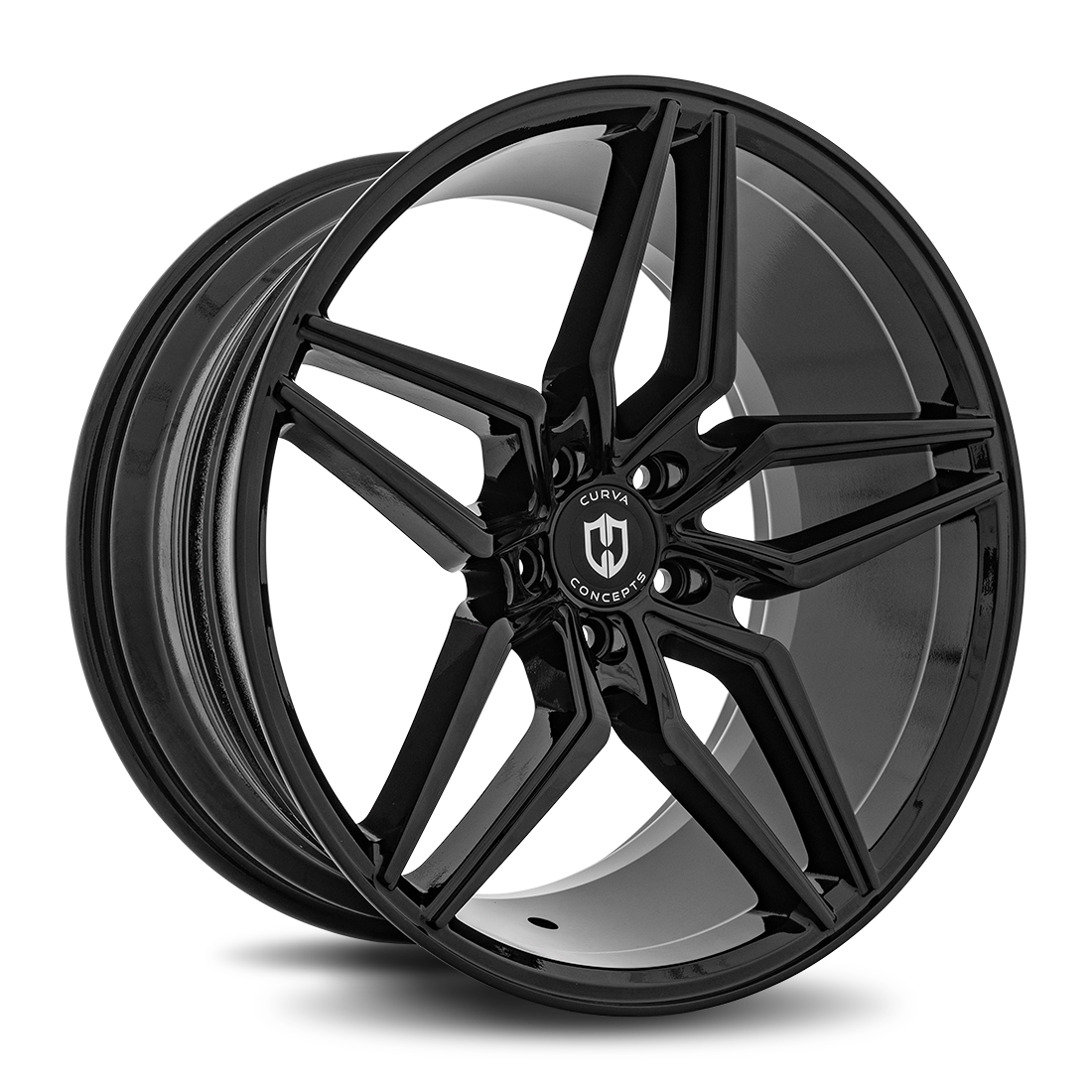Curva C25 18x9.5 35mm Gloss Black | C25-18951203572BLK – TFS Wheels