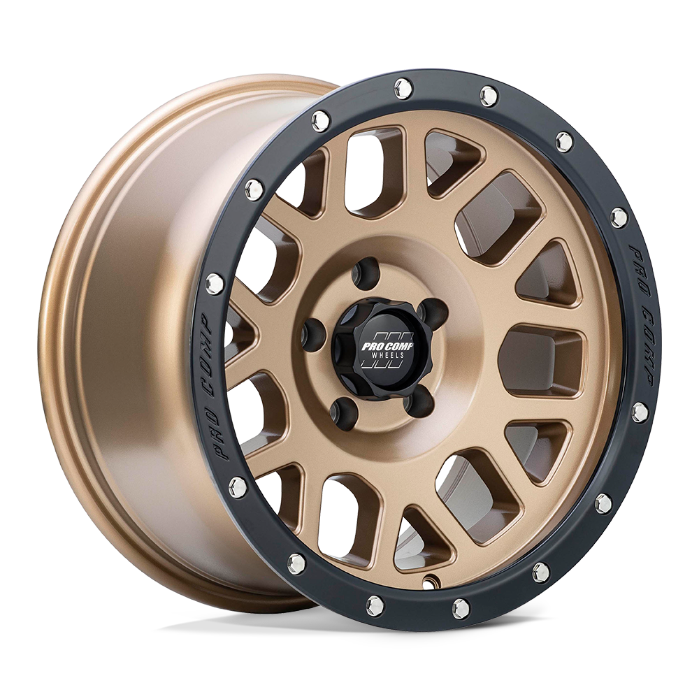 Pro Comp Pa40 Vertigo 17x9 -6mm Matte Bronze With Black Lip – TFS Wheels