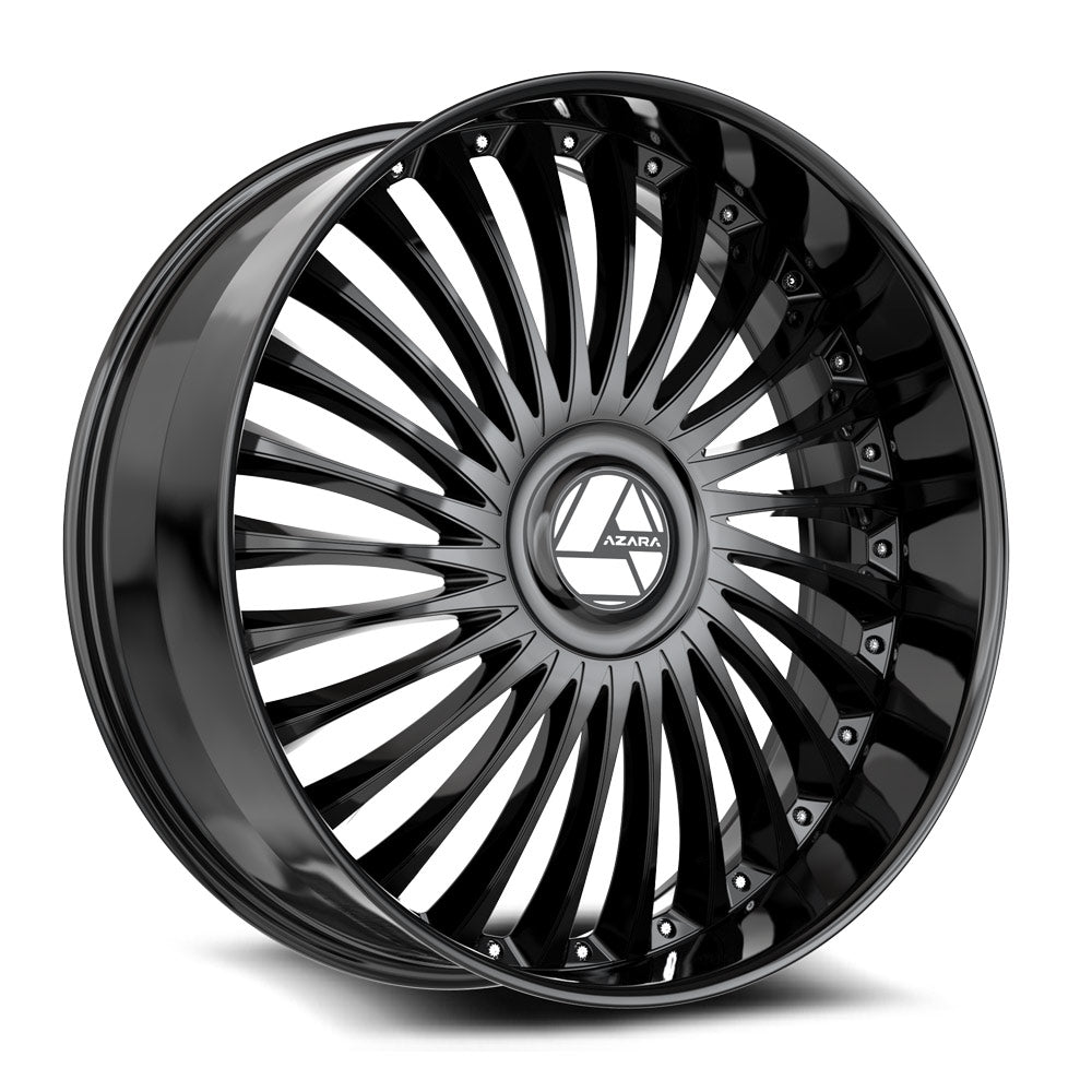Azara AZX-103 24x9 15 Gloss Black – TFS Wheels