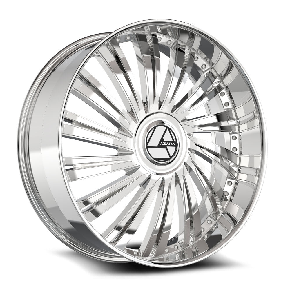 Azara AZX-102 24x9 22 Chrome – TFS Wheels