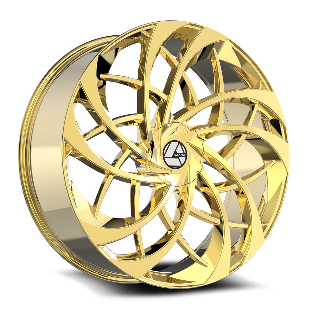 Azara AZA-540 18x8 35 Nano Gold – TFS Wheels