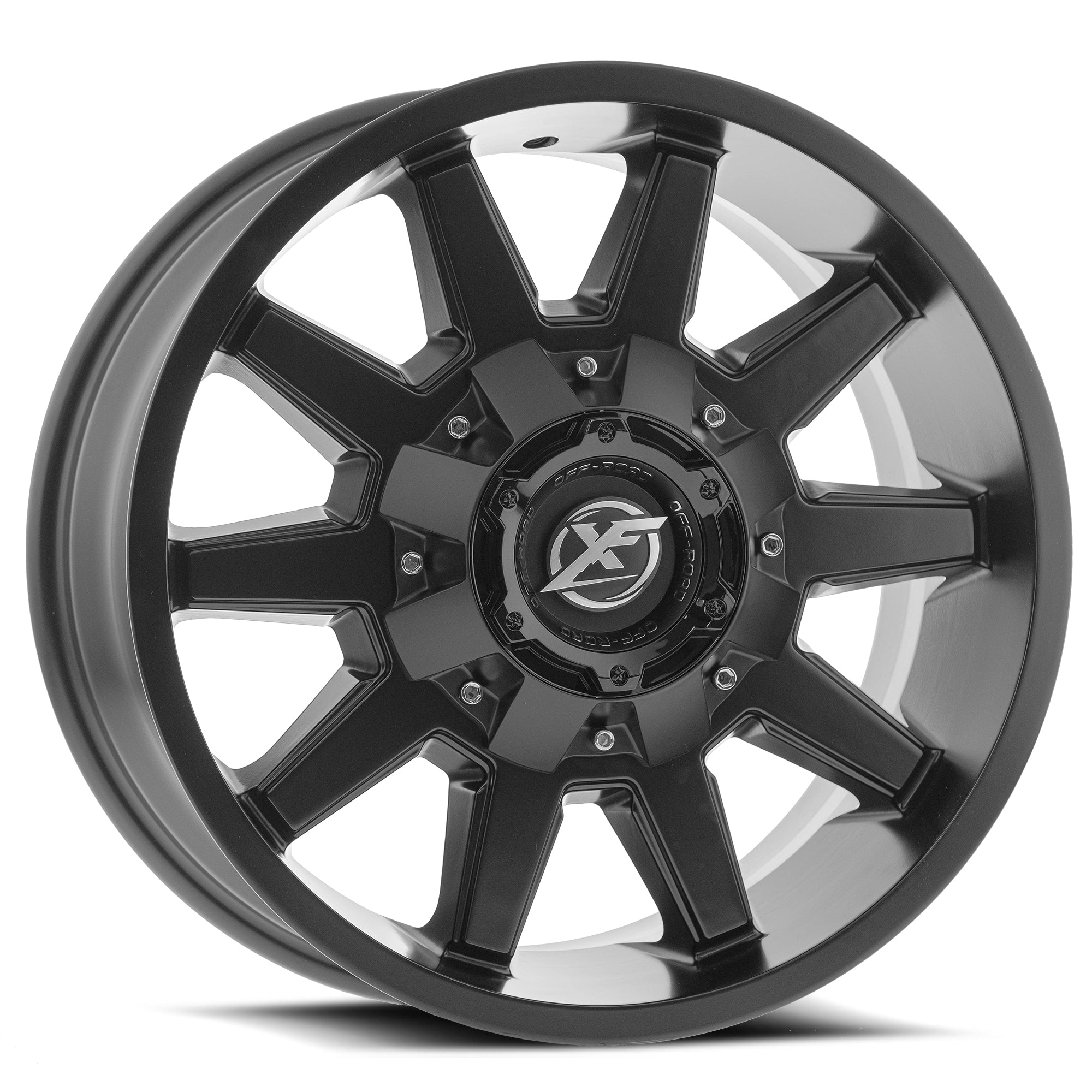 XF Off-Road XF-219 17x9 0 Matte Black – TFS Wheels