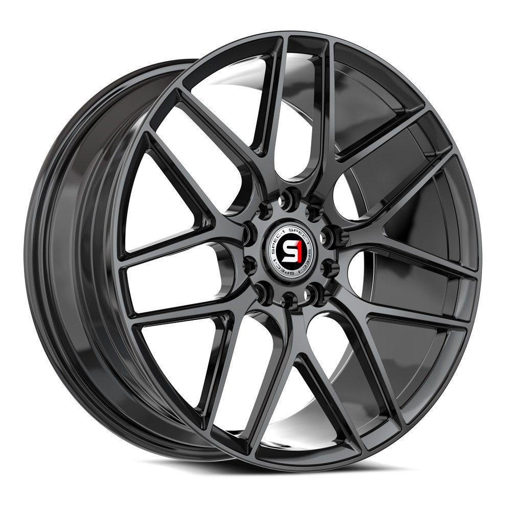 Spec-1 SP-78 18x8 35 Gloss Black – TFS Wheels