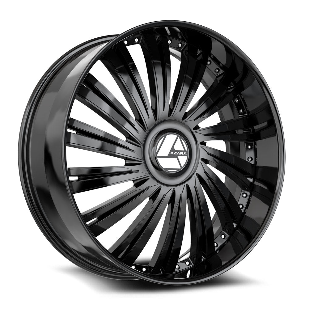 Azara AZX-102 22x8.5 38 Gloss Black – TFS Wheels