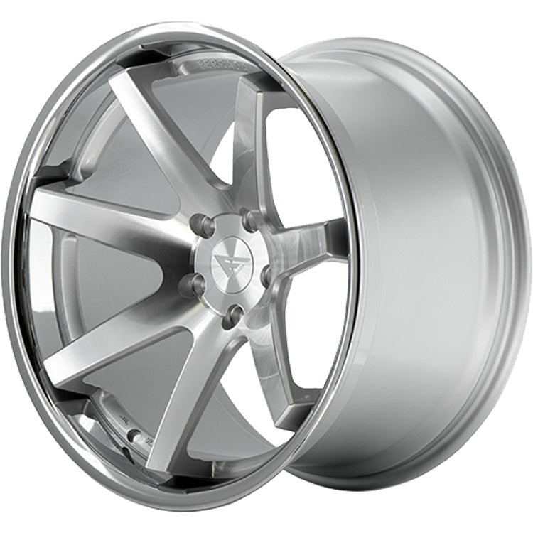 Ferrada FR1 22x9 42mm Silver Machined Face Center / Chrome Lip – TFS Wheels