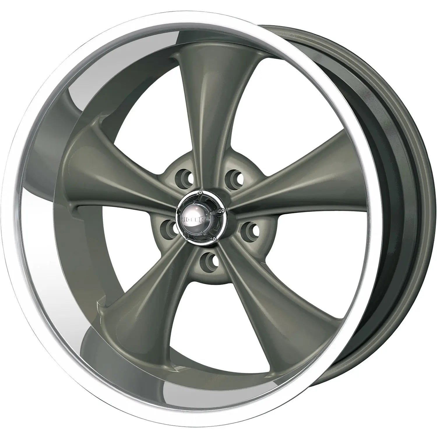Ridler 695 20x10 Gloss Grey Machined 0mm – TFS Wheels