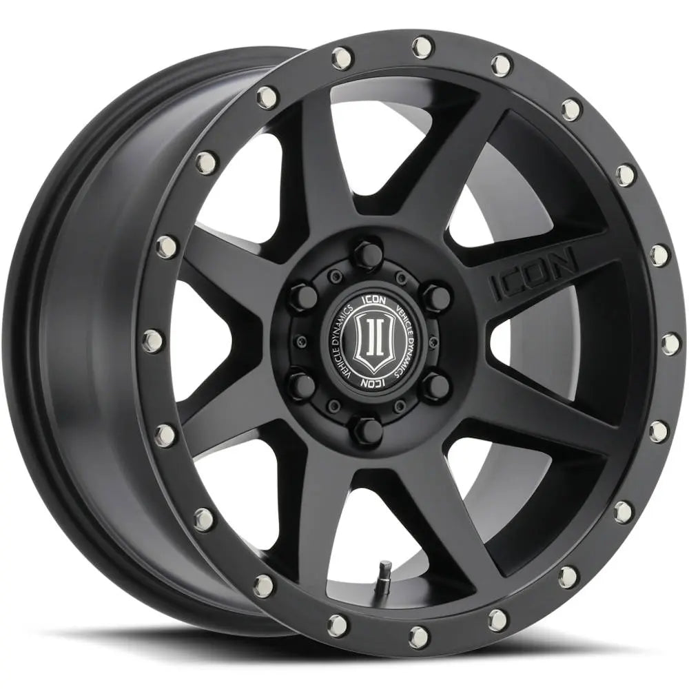 Icon REBOUND HD 17X8.5 13mm Satin Black – TFS Wheels