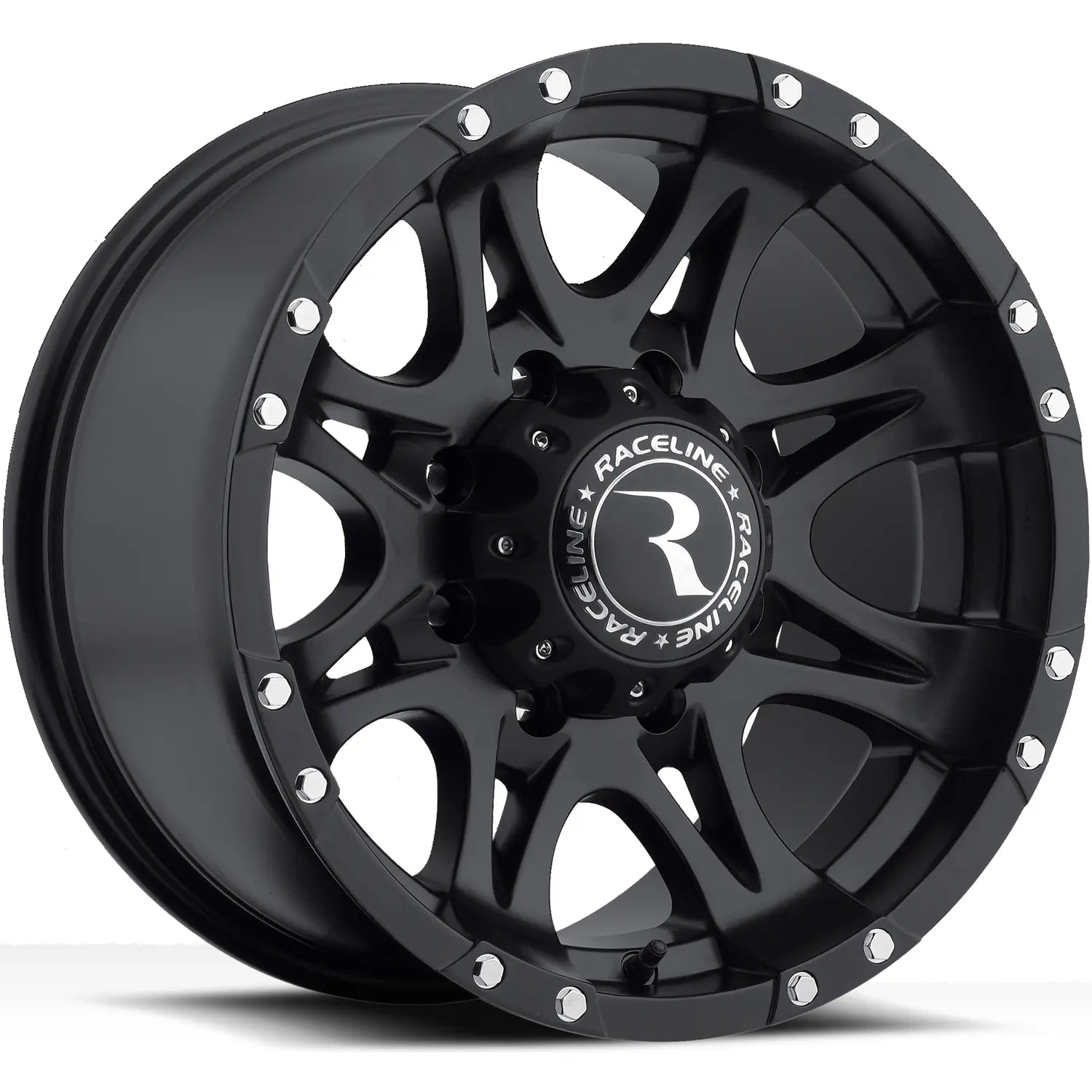 Raceline 981 RAPTOR 18x9 25mm Matte Black – TFS Wheels