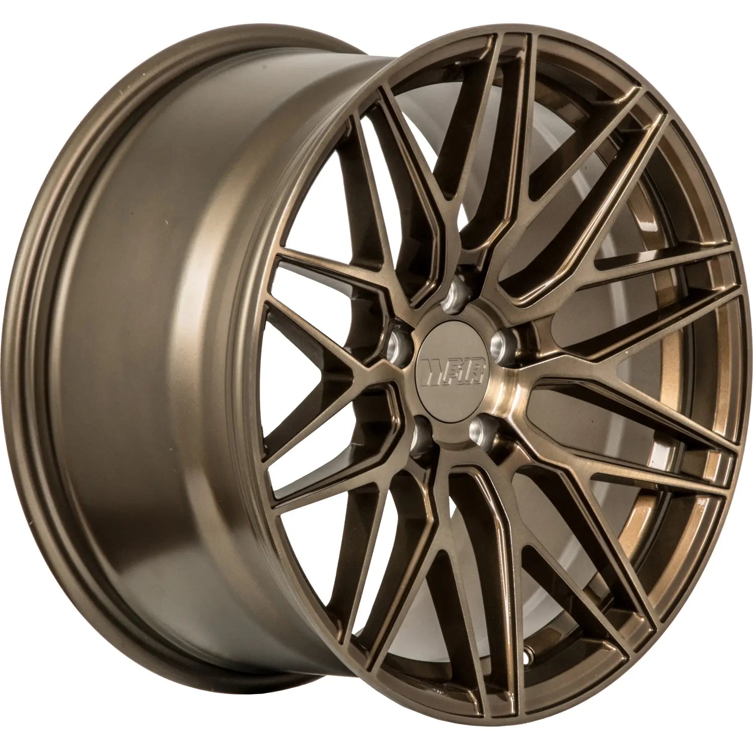 F1R F103 18x8.5 +35mm Brushed Bronze – TFS Wheels